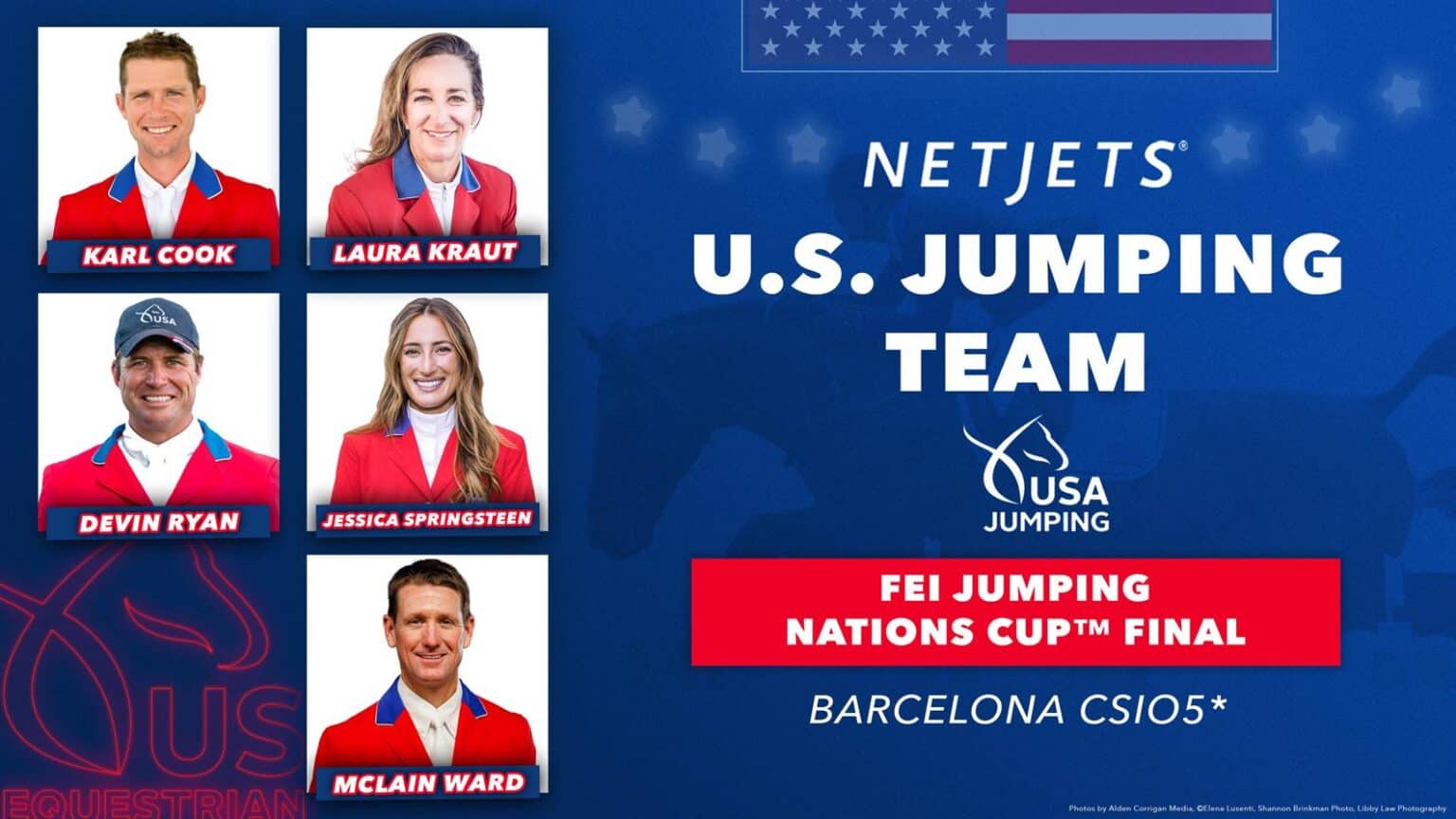 US Equestrian Announces NetJets® U.S. Jumping Team for FEI Jumping ...