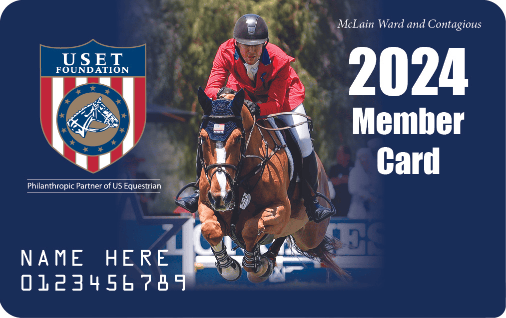 2024 Official U.S. Equestrian Team Foundation Member Card