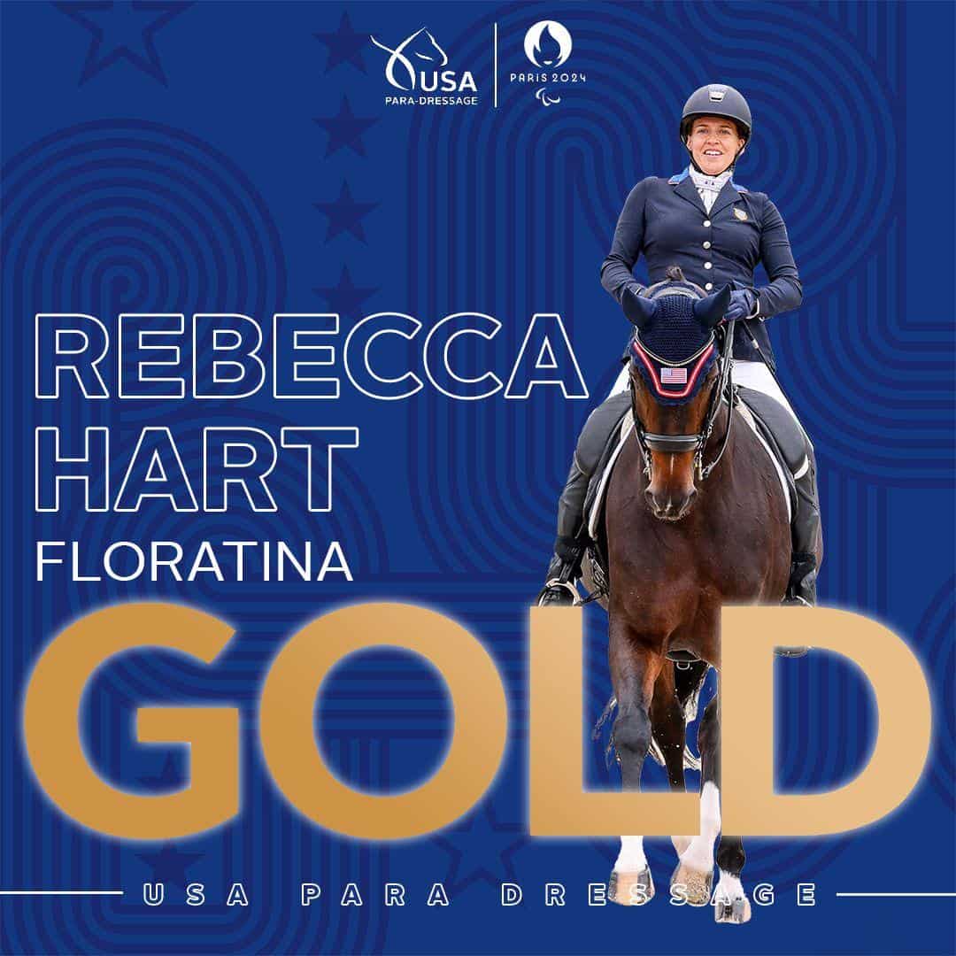 Rebecca Hart and Floratina Finish Paris 2024 Games as Triple Gold ...